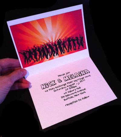 How I made my swingin' pop-up invitations • Offbeat Wed (was Offbeat Bride)