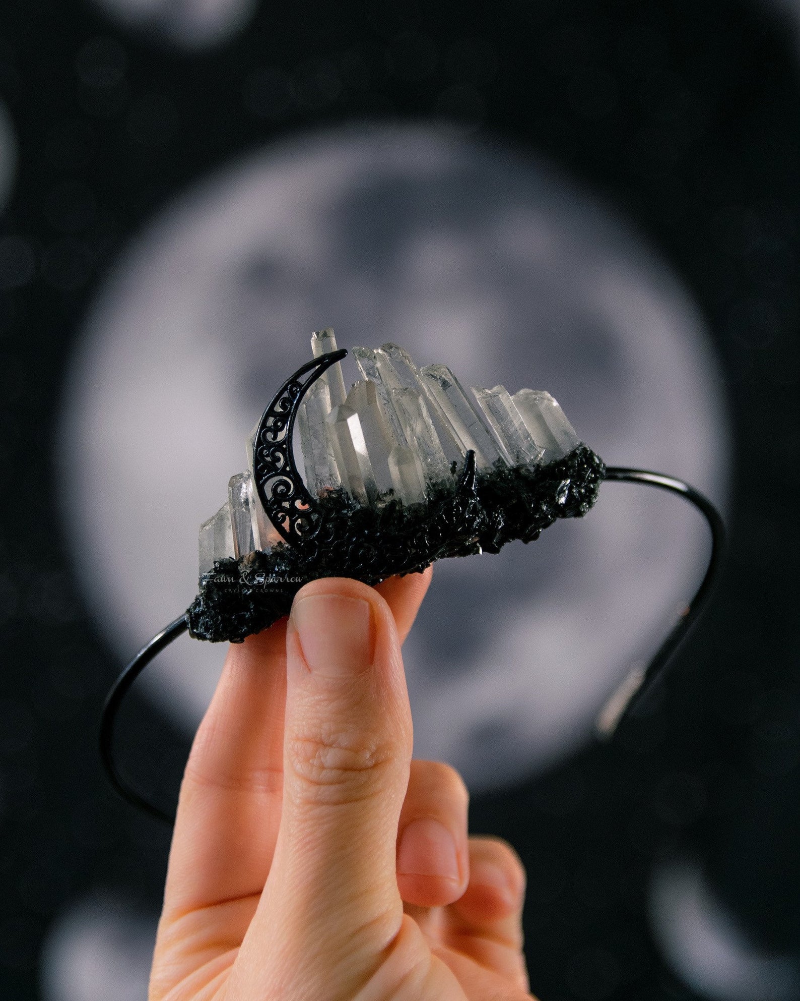 Offbeat Wed loves Fawn & Sparrow Crystal Crowns